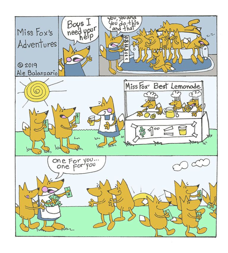 Miss Fox Lemonade Business 180 | Miss Fox's Adventures